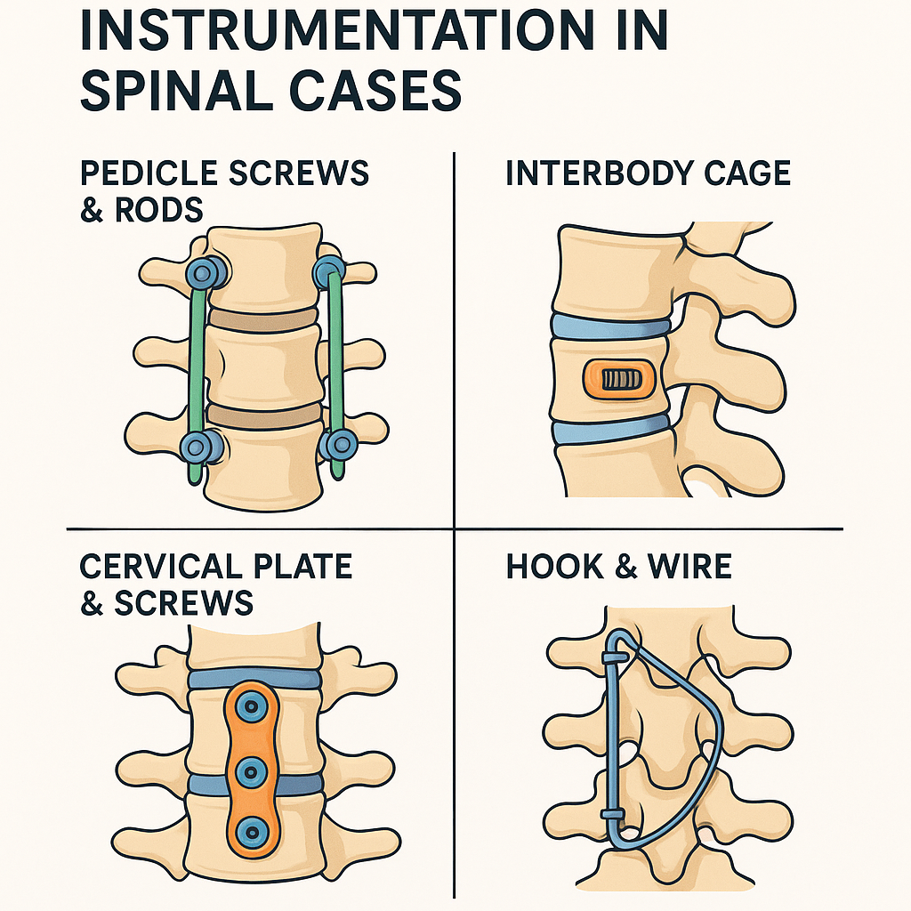 What Constitutes “Instrumentation” in Spinal Cases ~ ASA 00670 – Chart ...
