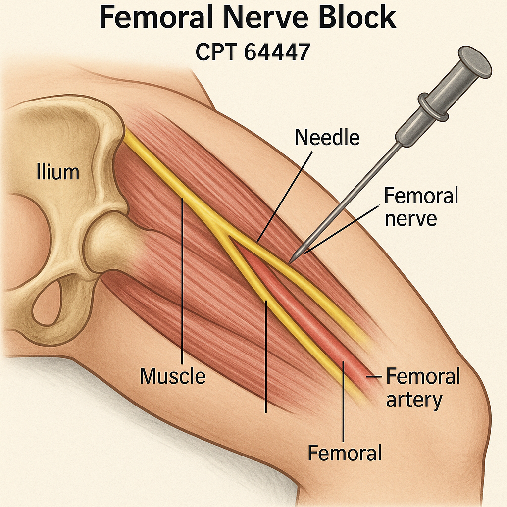 Femoral Nerve Block: Understanding CPT 64447 – Chart Talk: Anesthesia Coding Conversations